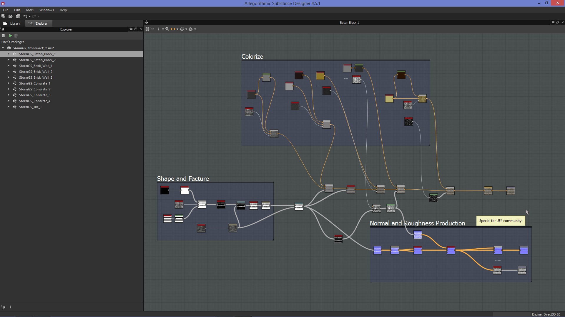 Free Download: 60 UE4 materials and 220 textures