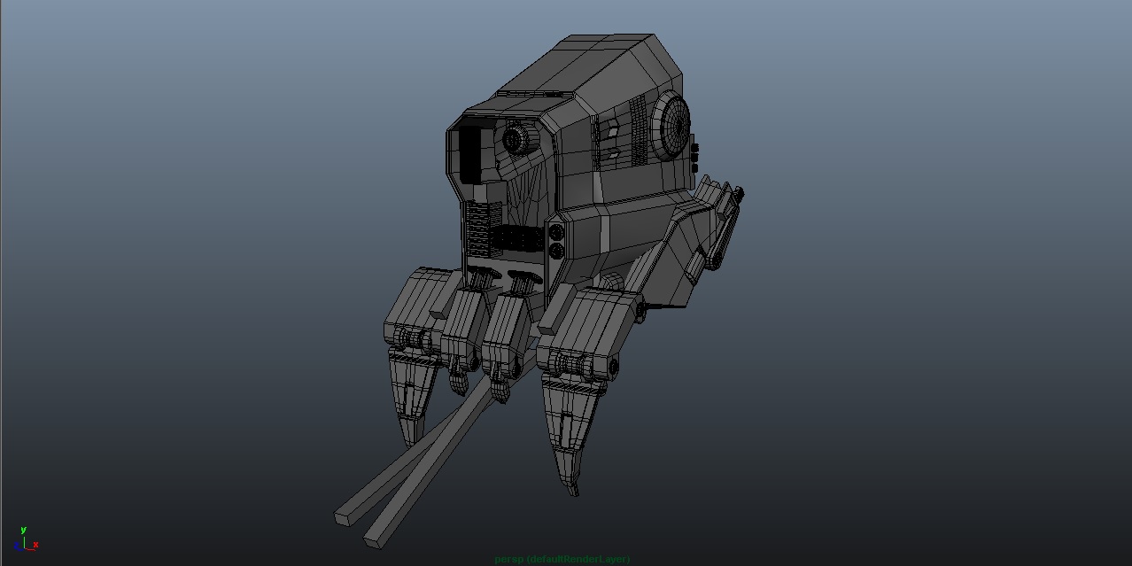 The Search of Hard Surface Perfection in “Éxodo” Environment
