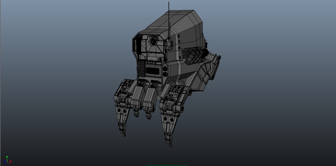 The Search of Hard Surface Perfection in “Éxodo” Environment