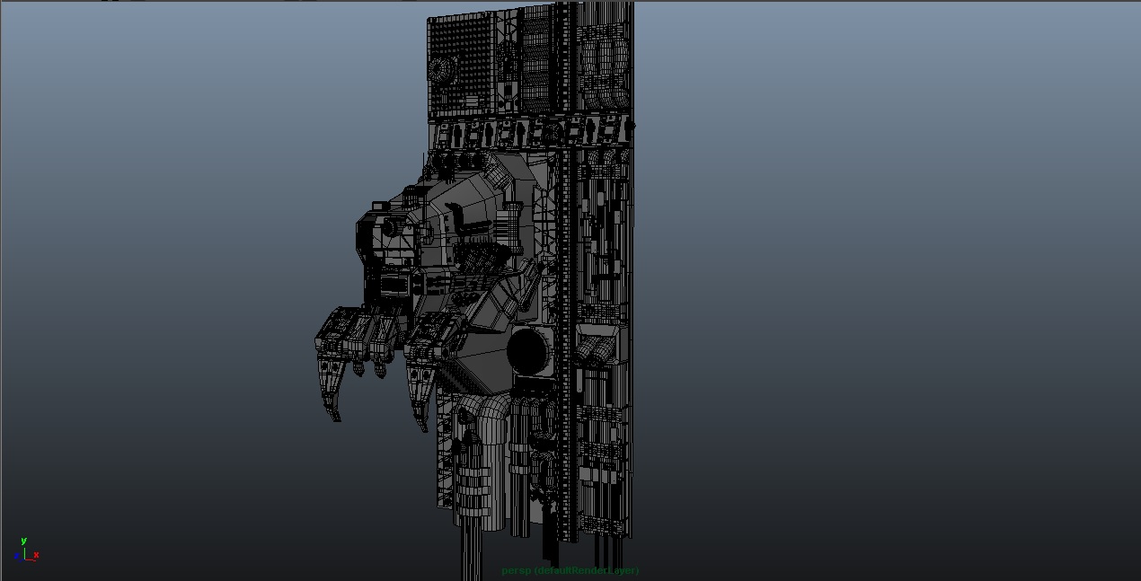 The Search of Hard Surface Perfection in “Éxodo” Environment