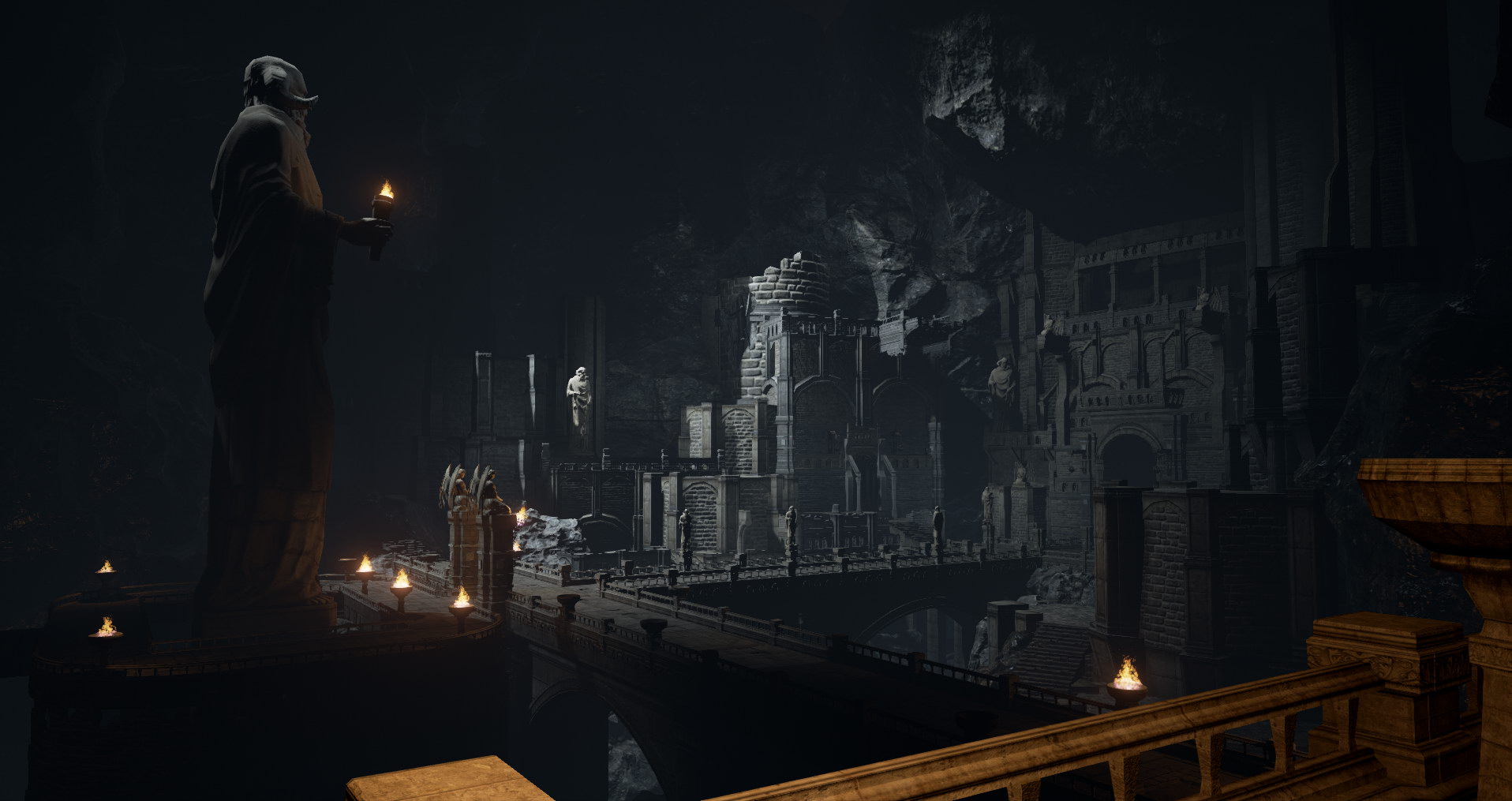 Blending Architecture and Caves in Environments