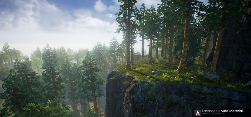 Automatic Landscape Material for UE4