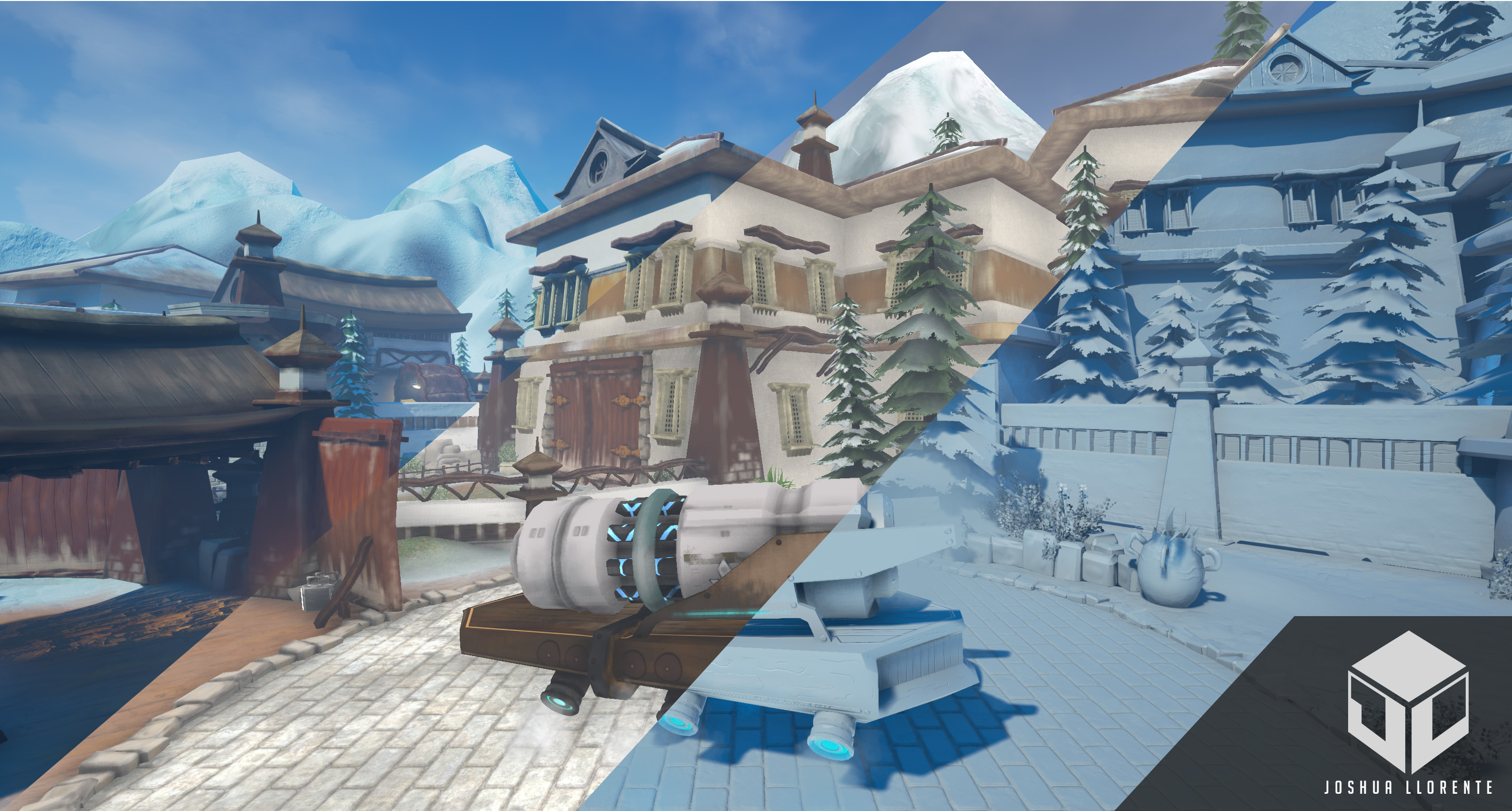 Stylized Environments for FPS