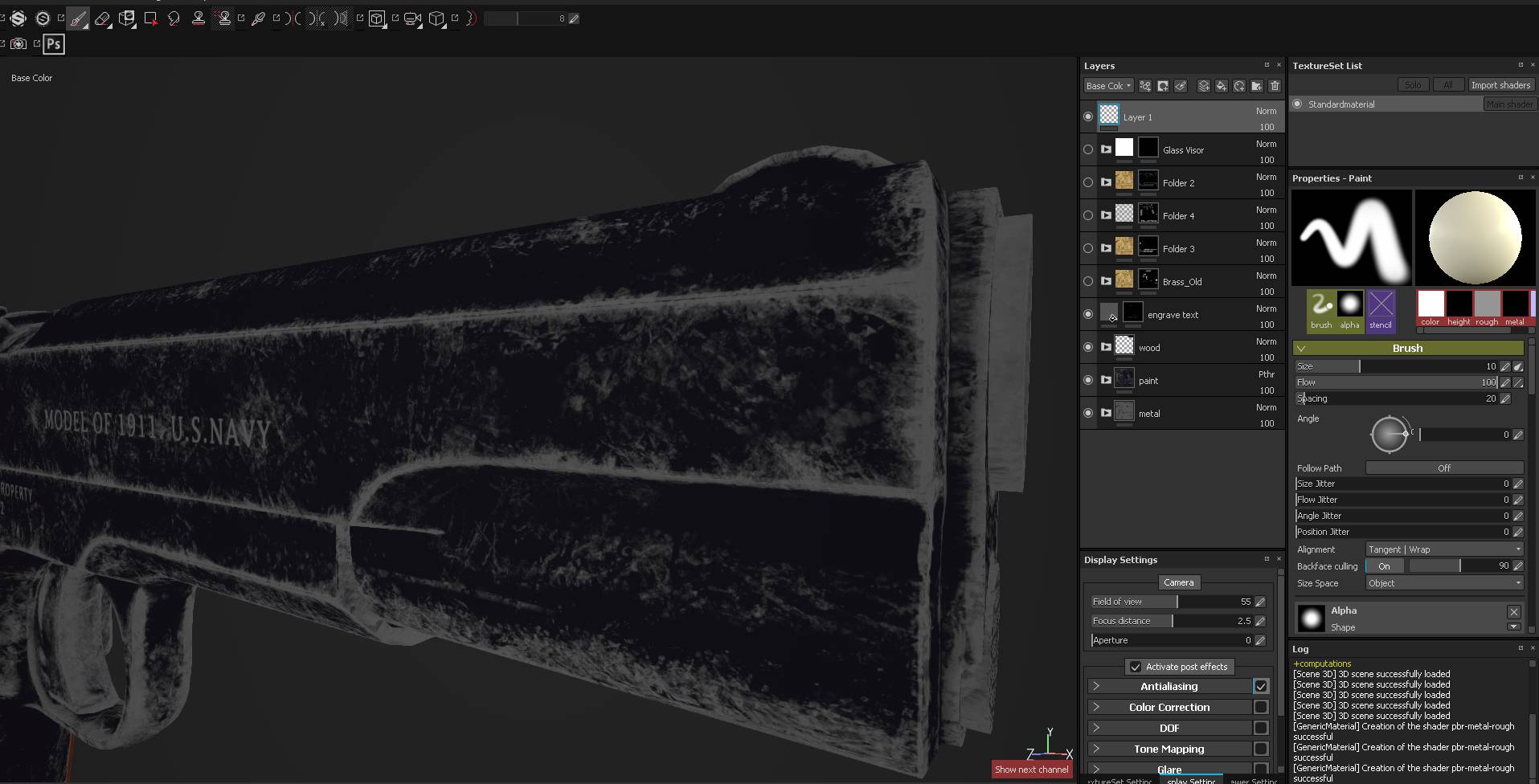 Realistic Texturing & Rendering of Guns