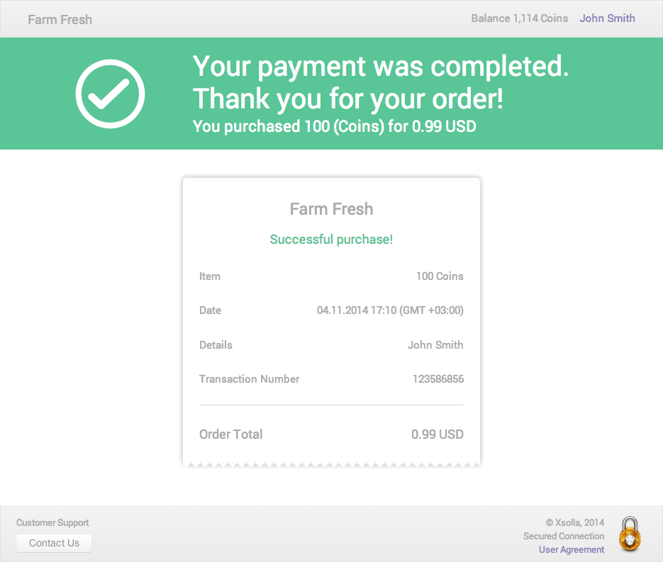 Xsolla Documentation - Billing and Payments