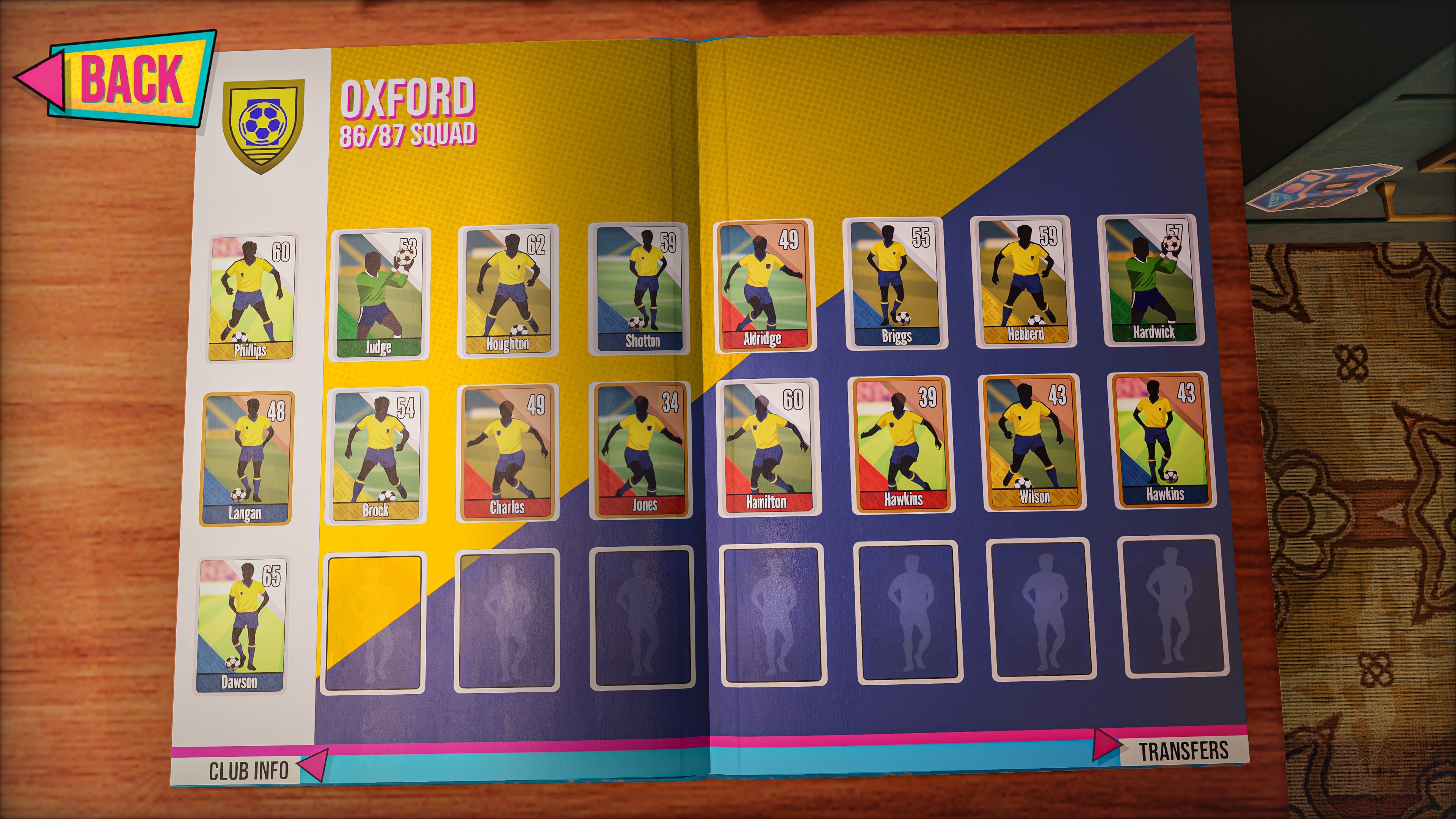 NUTMEG! A Retro Football Management Game