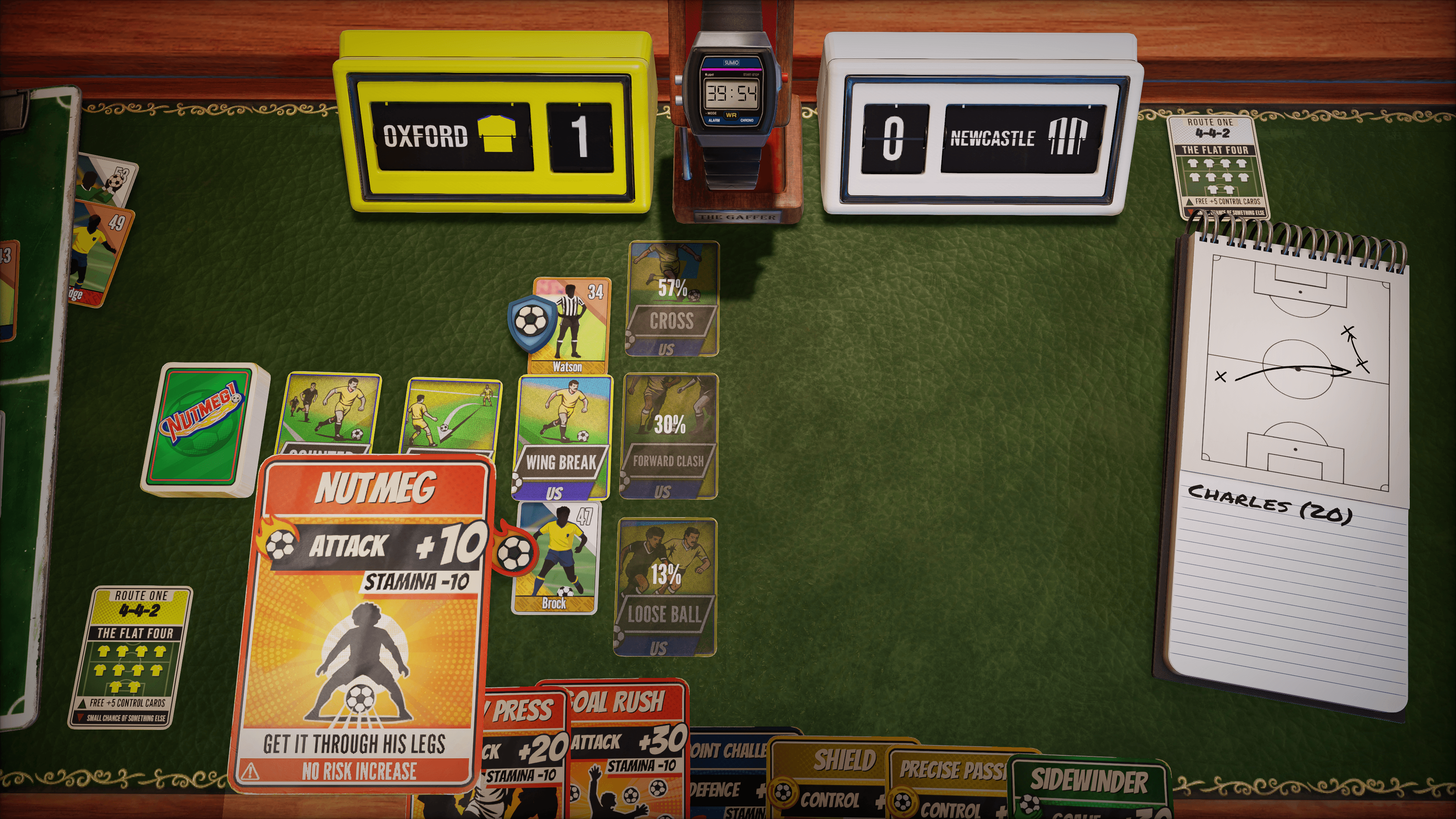 NUTMEG! A Retro Football Management Game