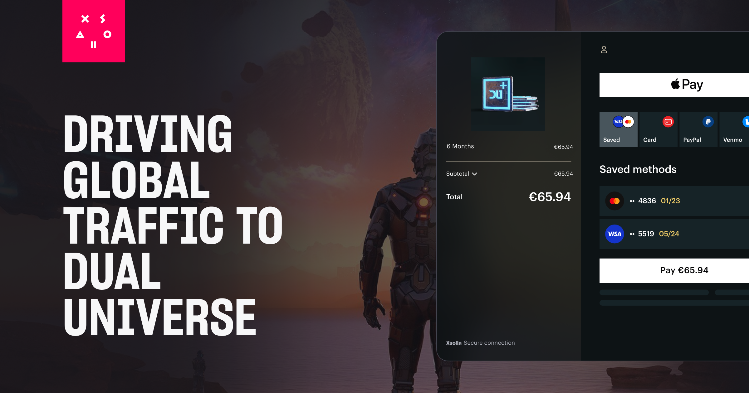 Driving global traffic to Dual Universe | Xsolla