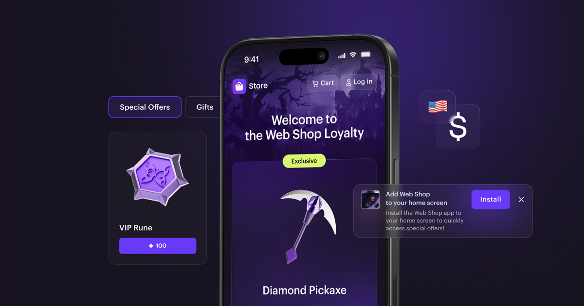 Web Shop features that boost LTV, improve retention and more | Xsolla