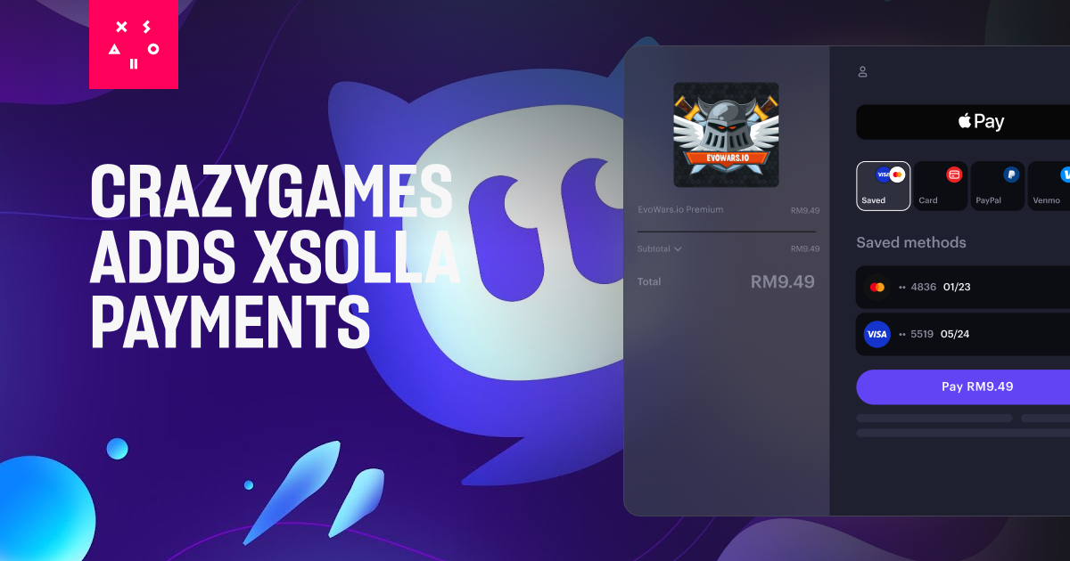 CrazyGames adds Xsolla Payments | Xsolla