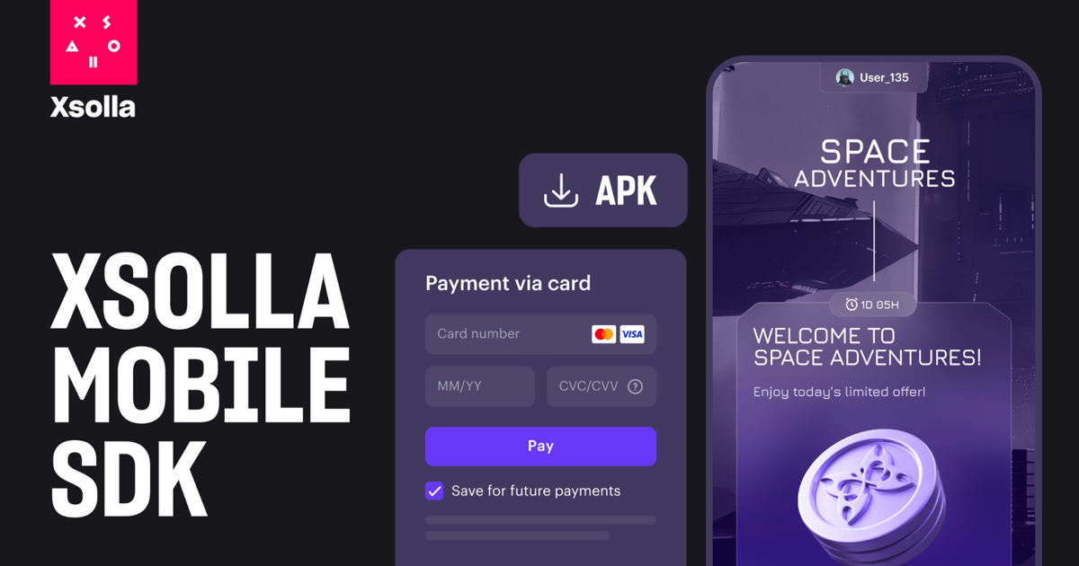 Xsolla Mobile SDK streamlines in-app payments, as well as payments for out-of-store alternative ...