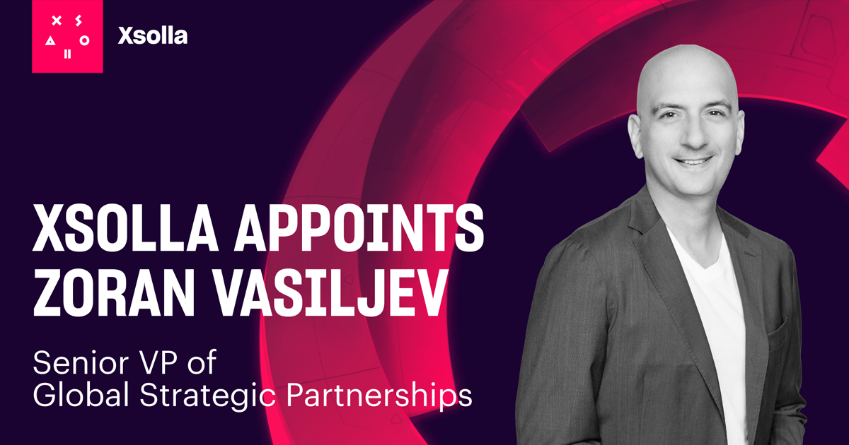 Xsolla appoints Zoran Vasiljev as Senior Vice President of Global Strategic Partnerships