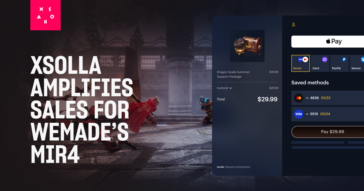 Xsolla amplifies sales for Wemade's MIR4